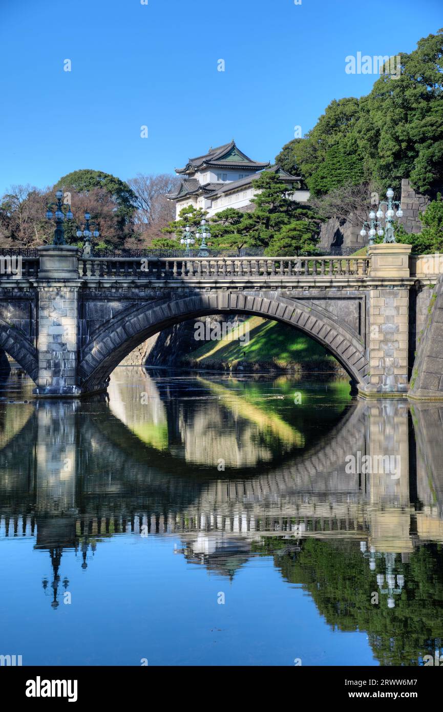 Nijubashi Bridge at the Imperial Palace Stock Photo - Alamy
