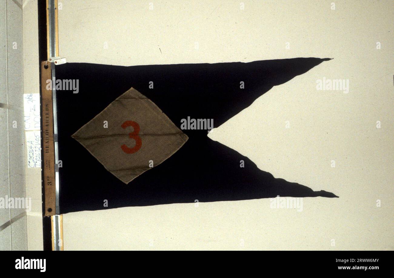 Designating flag. Headquarters, 3rd Army Corps. AF*25264A Stock Photo ...