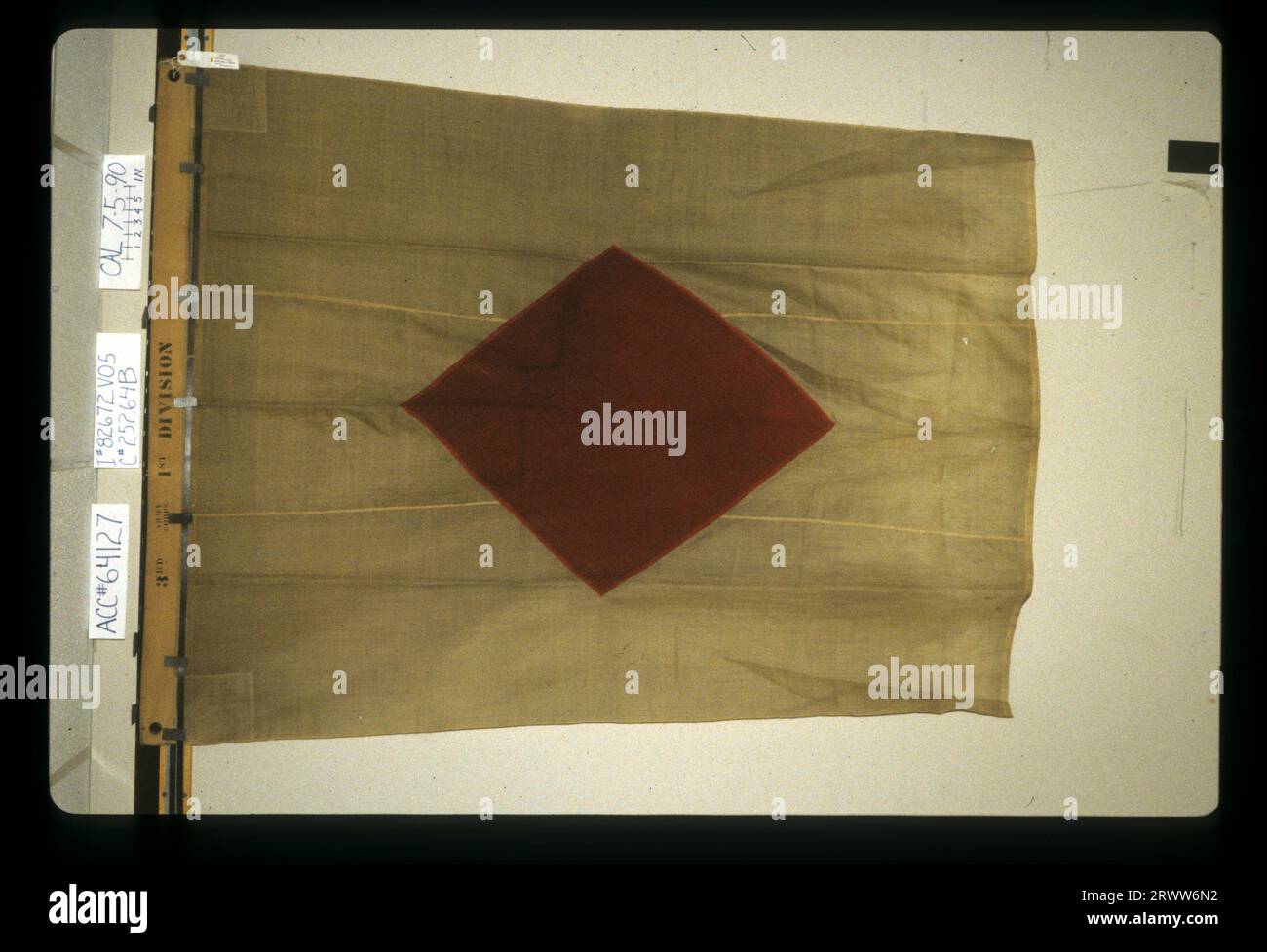 Designating flag. 1st Division, 3rd Army Corps. AF*25264B. Scanned from ...