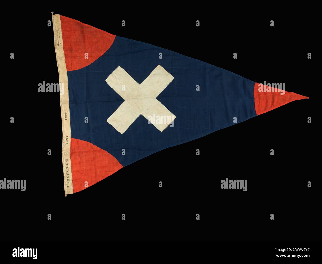 Designating flag, 4th Brigade, 2nd Division, 6th Army Corps. AF*25267E ...