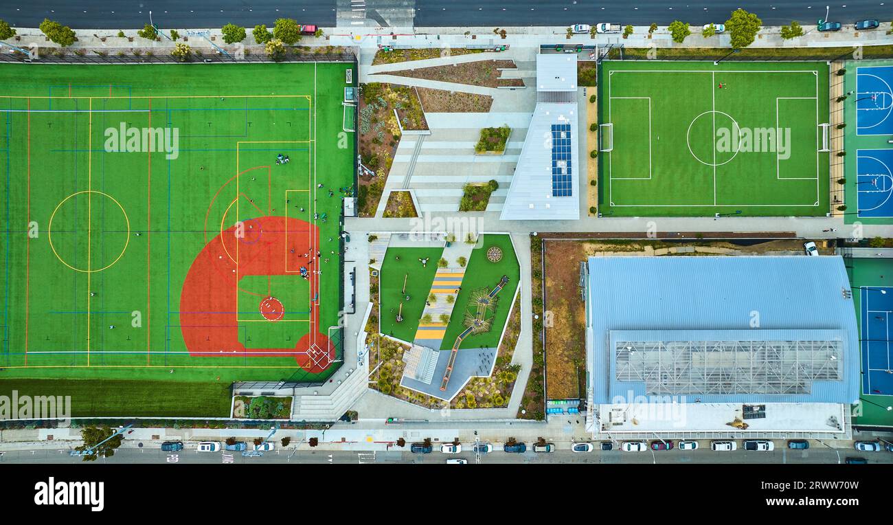 Margaret s hayward soccer field hi-res stock photography and images - Alamy