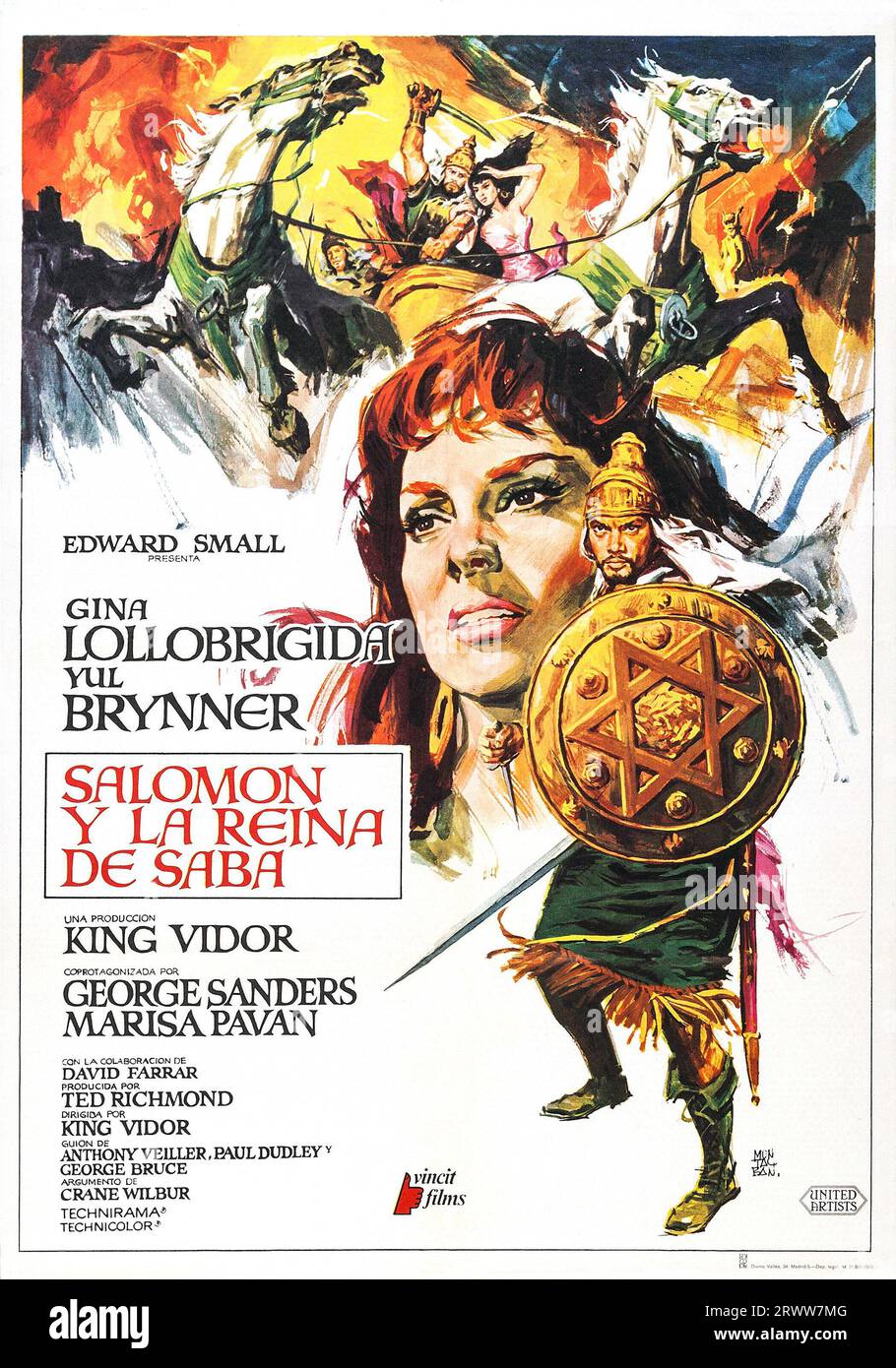 SOLOMON AND SHEBA (1959), directed by KING VIDOR. Credit: UNITED ...