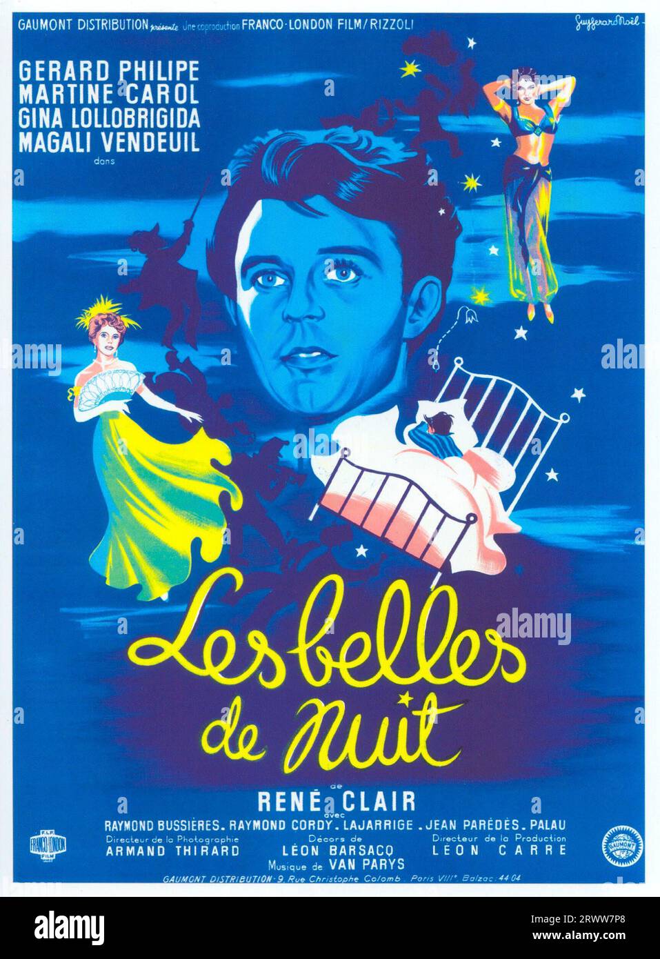 BEAUTIES OF THE NIGHT (1953) -Original title: LES BELLES DE NUIT-, directed by RENE CLAIR ...