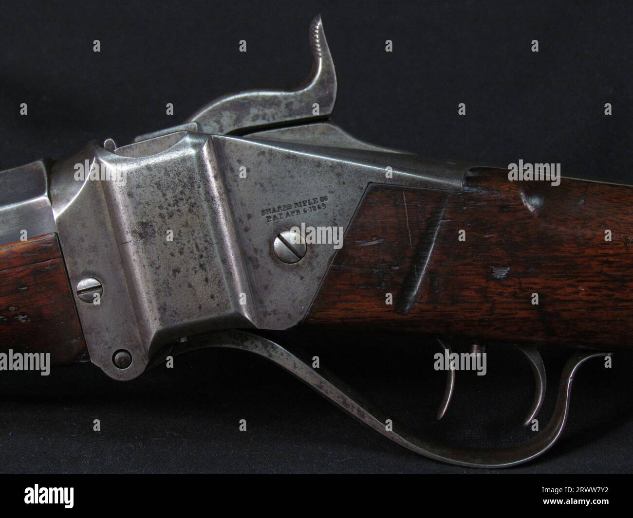 Rifle, falling block. AF*43503 Stock Photo - Alamy