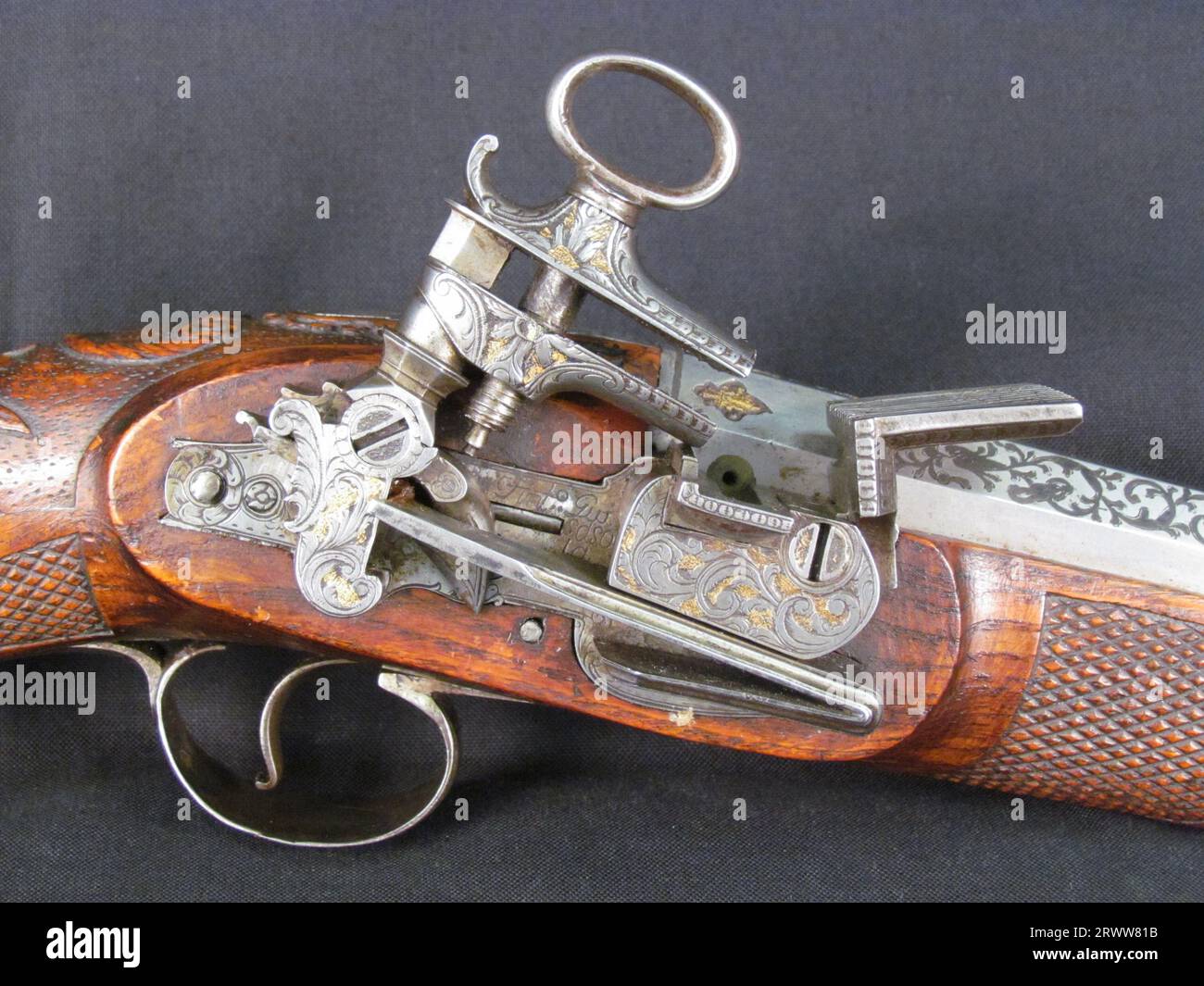Miquelet lock pistol. AF*43514 Stock Photo - Alamy