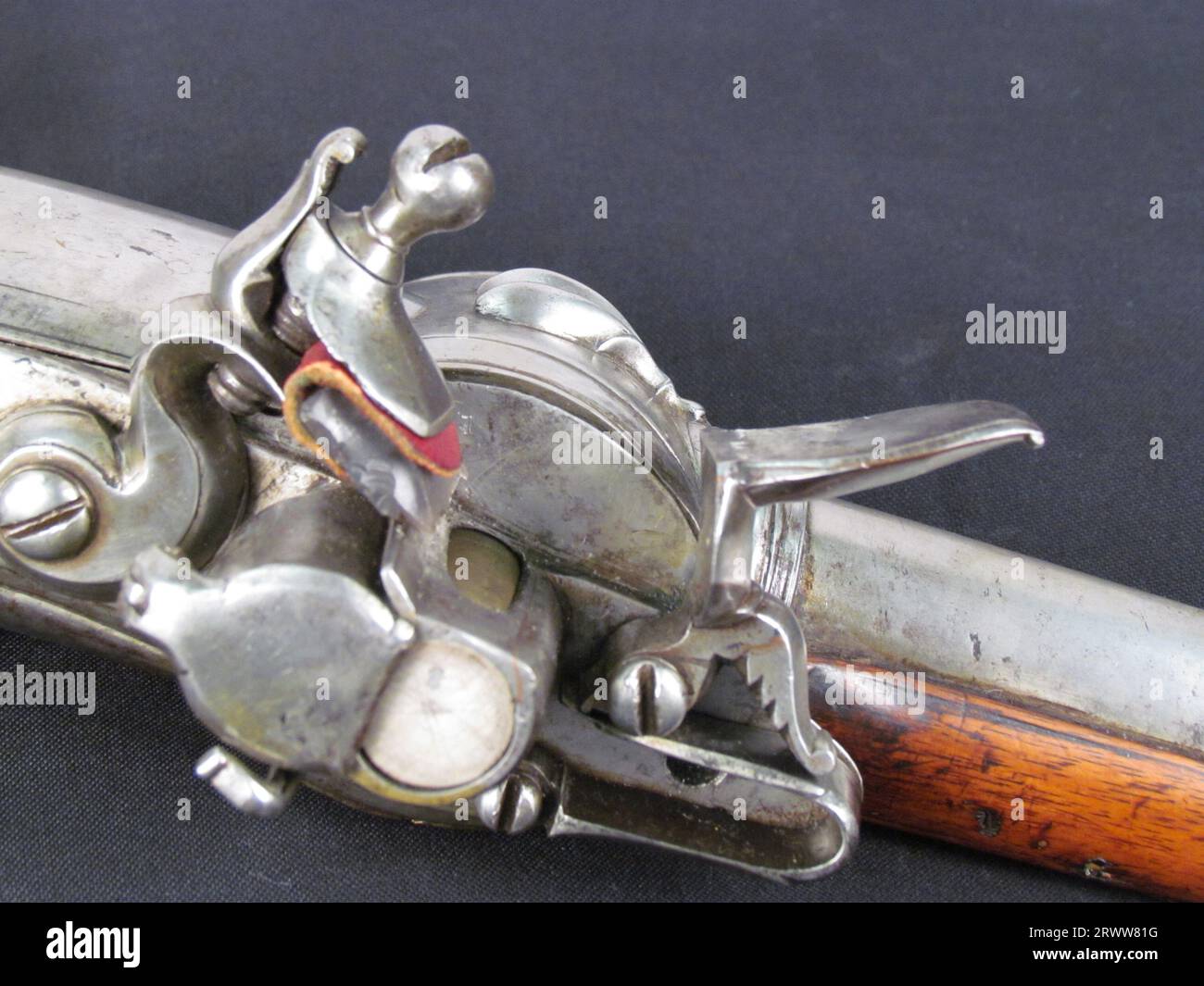 Breechloading flintlock pistol. AF*43522 Stock Photo - Alamy