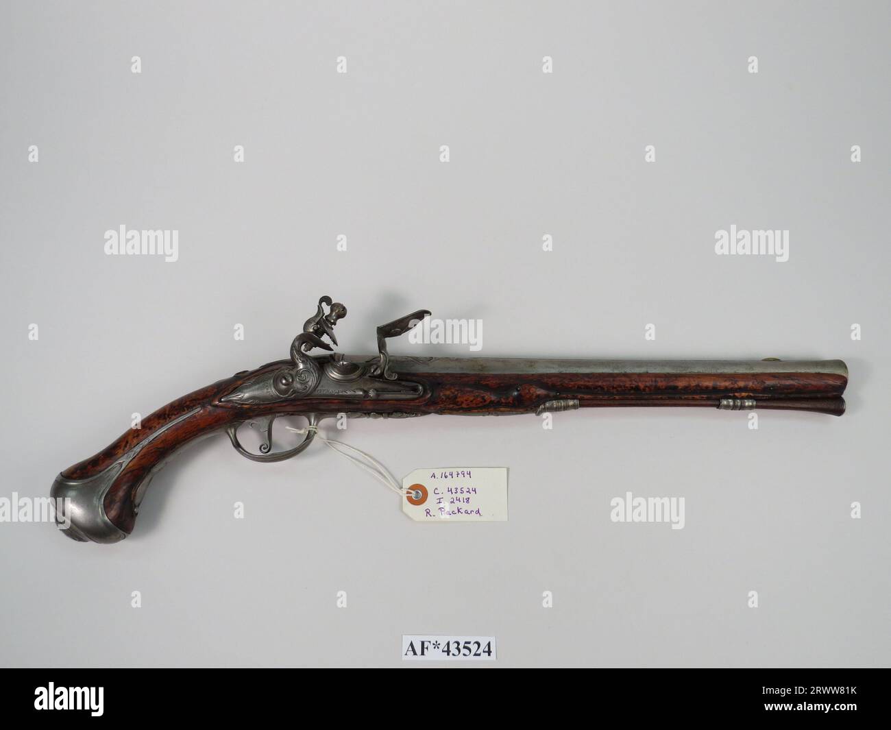 Flintlock pistol. AF*43524 Stock Photo - Alamy