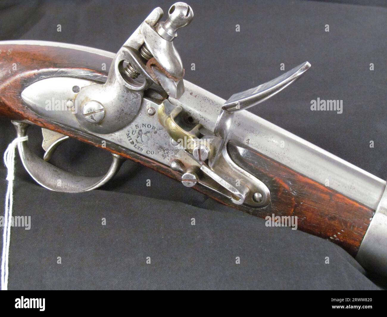 Model 1816 flintlock pistol by Simeon North. AF*43533 Stock Photo - Alamy