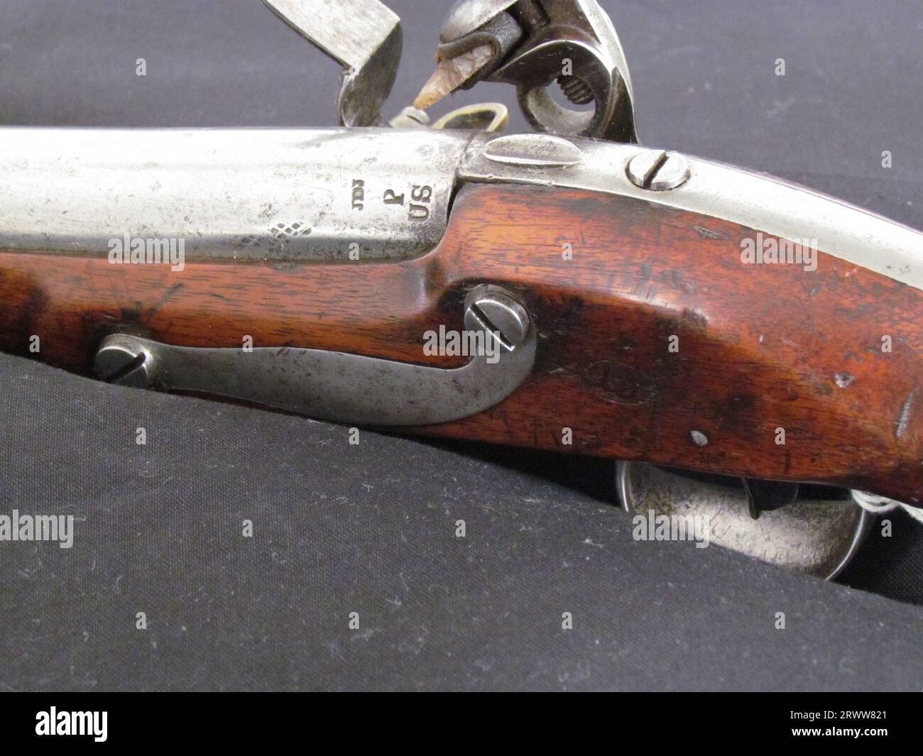 Model 1819 flintlock pistol by Simeon North. AF*43534 Stock Photo - Alamy