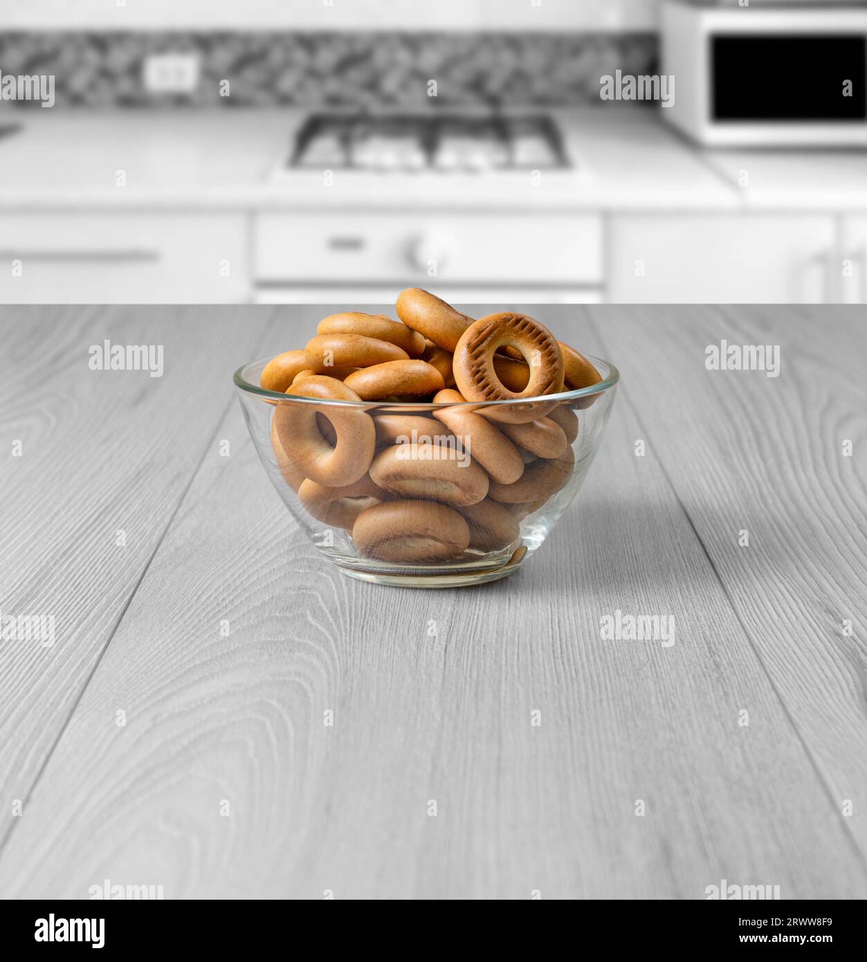Morning bagels in kitchen hi-res stock photography and images - Alamy