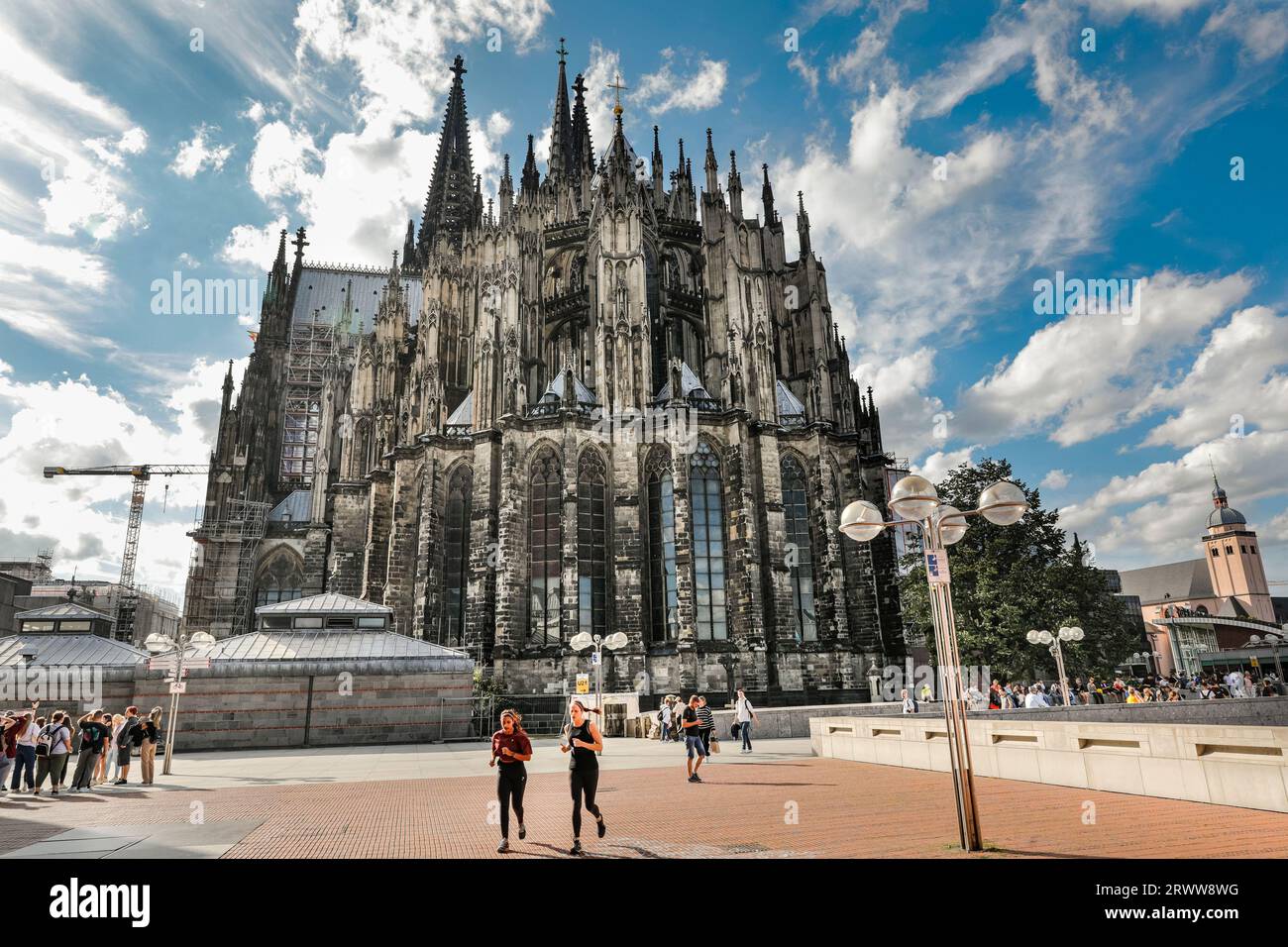 Cologne Cathedral exterior, Kölner Dom, Cologne, Germany Stock Photo ...