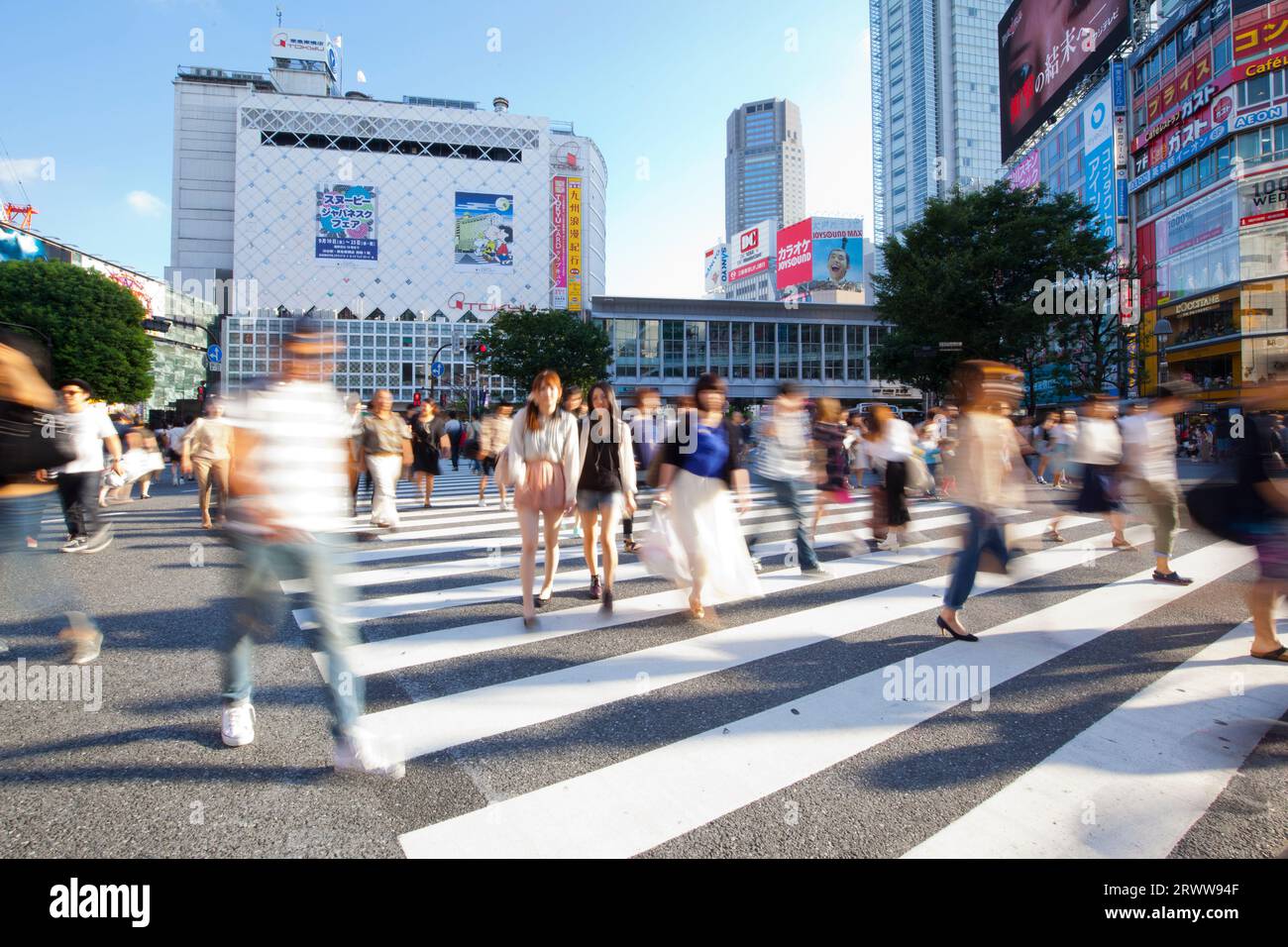 Shibuya scramble crossing Stock Photo - Alamy
