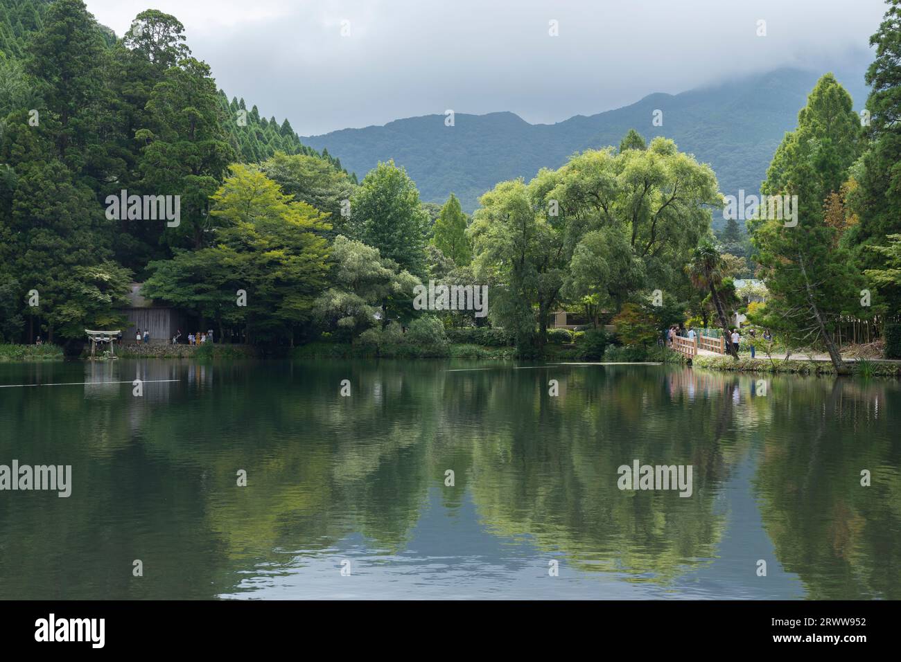 Kinrin Lake in Yufuin Stock Photo - Alamy