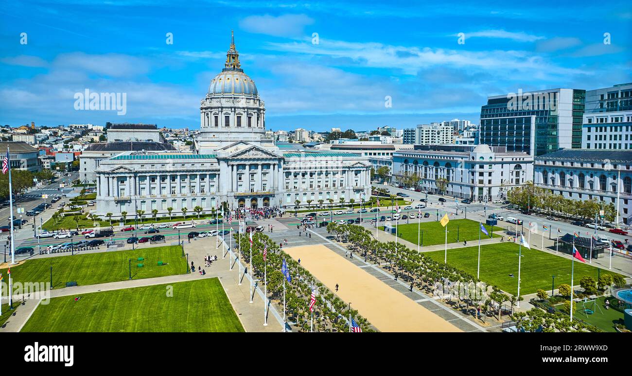 Civic center plaza san francisco hi-res stock photography and images ...