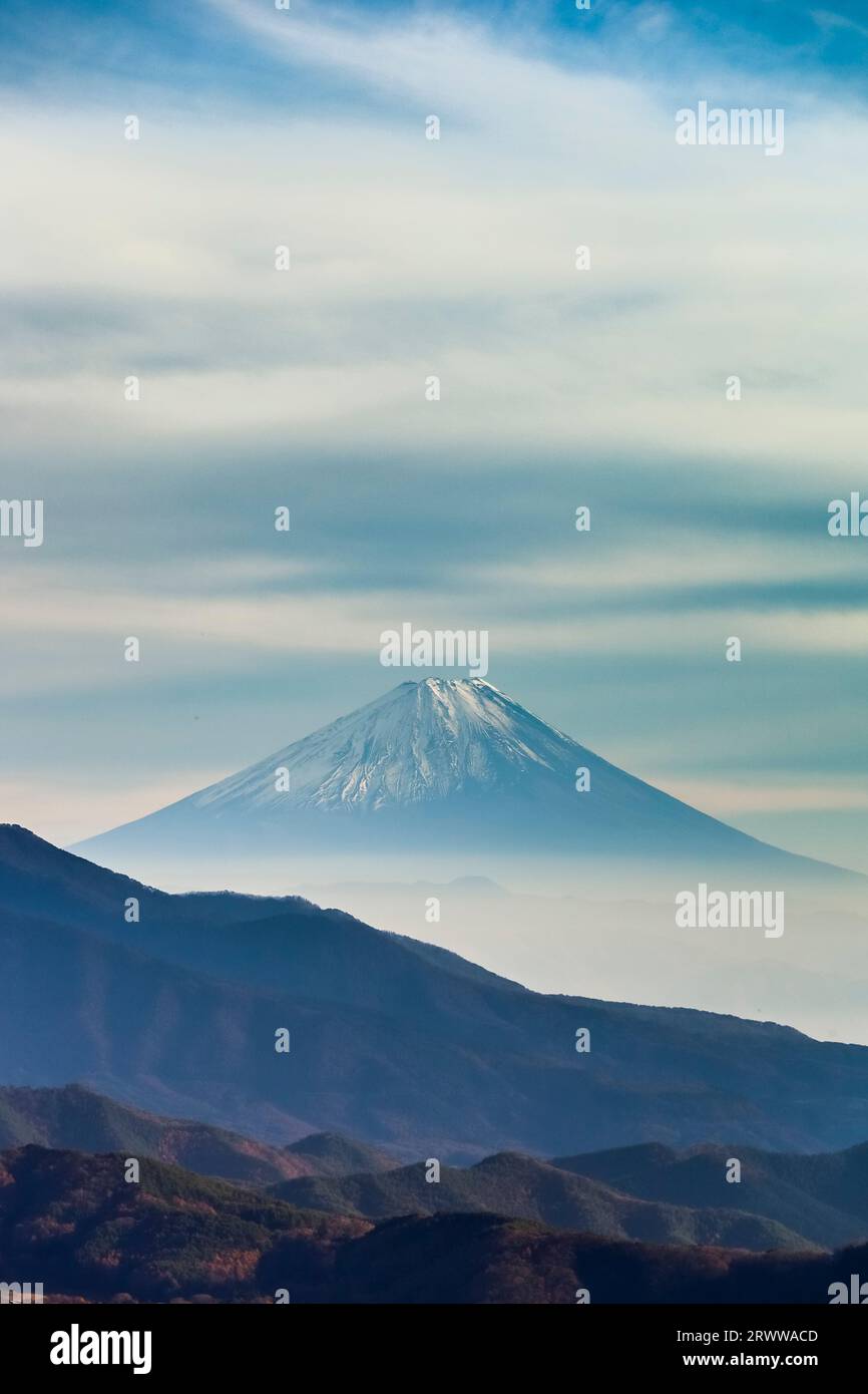 Mt fuji capped with snow hi-res stock photography and images - Alamy