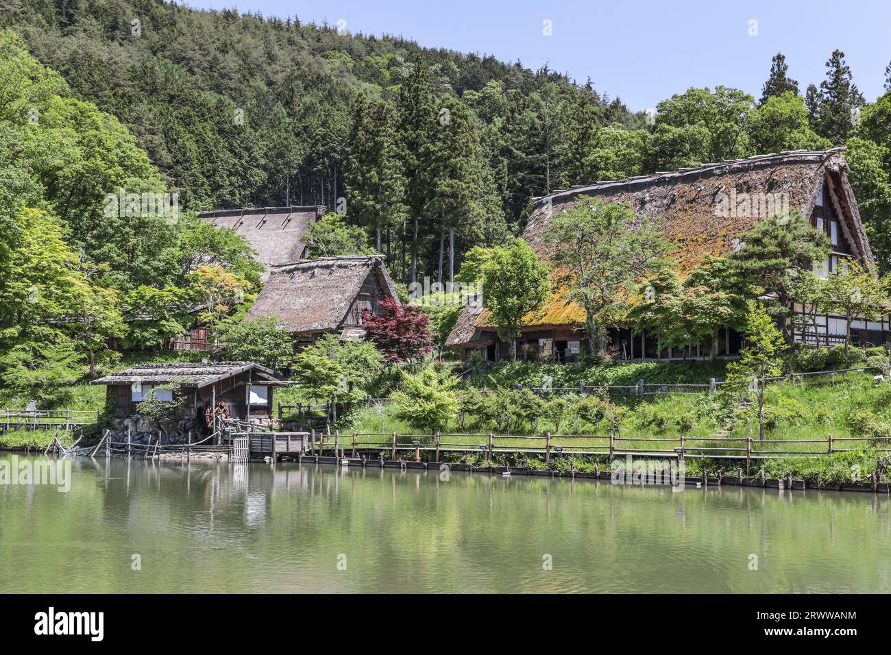 Hida Village Landscape Stock Photo - Alamy