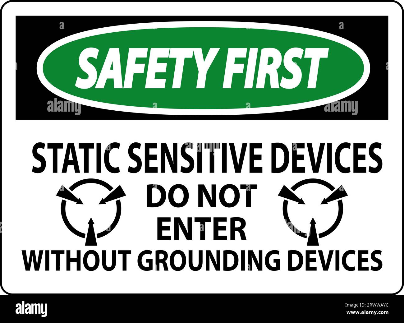Attention static sensitive devices hi-res stock photography and images ...