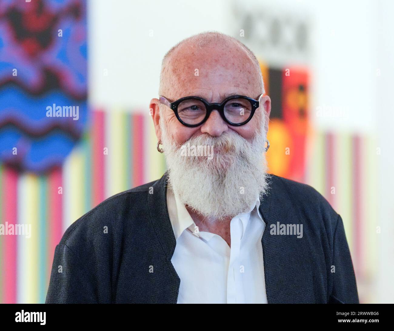 Berlin, Germany. 21st Sep, 2023. Artist AA Bronson stands during the ...