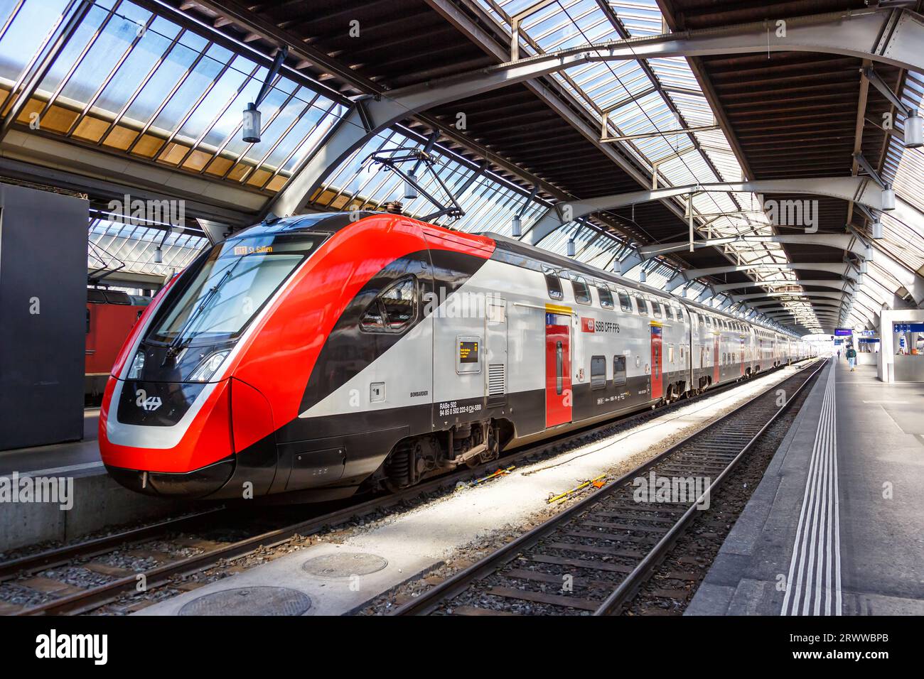 Zurich, Switzerland - August 10, 2023: InterRegio train type Bombardier ...