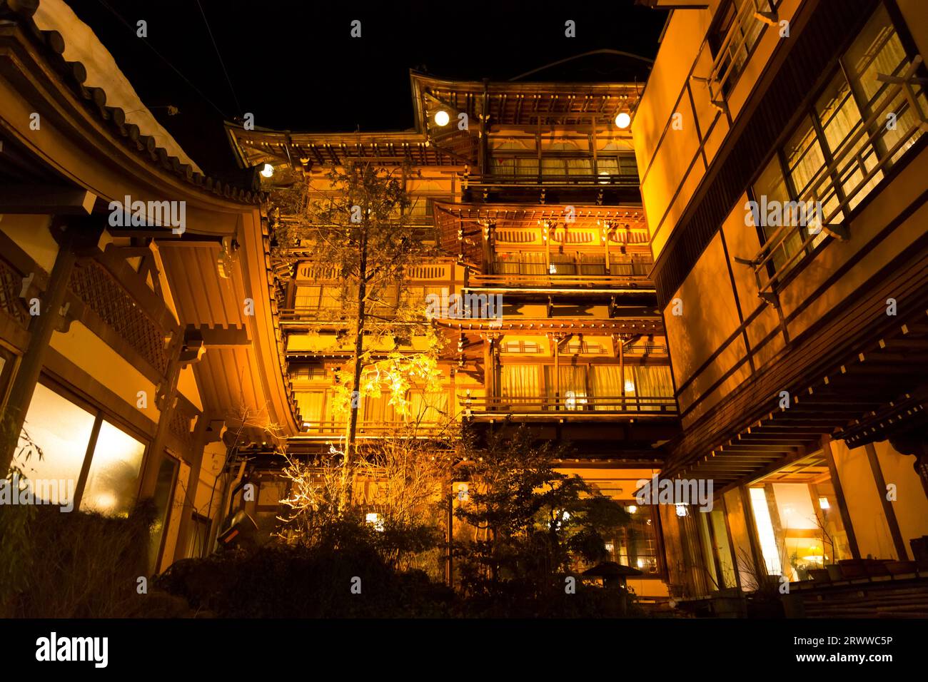 Light up Shibu Onsen, Shinshu Stock Photo - Alamy