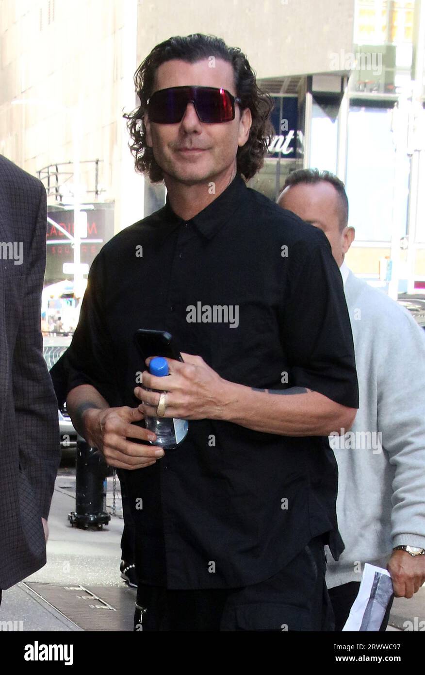 New York, NY, USA. 20th Sep, 2023. Gavin Rossdale seen at GMA3 in New ...