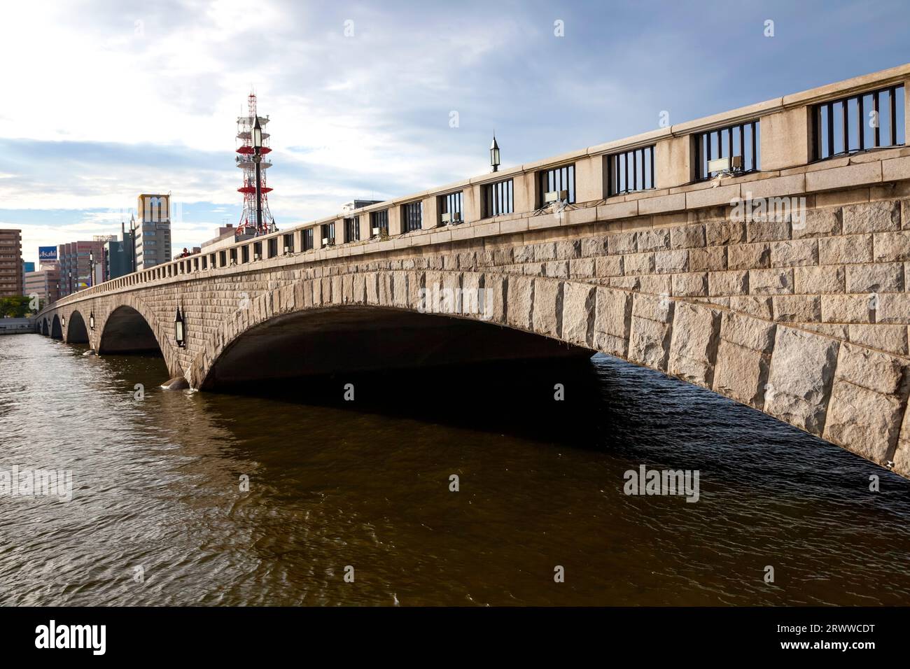 Bandai Bridge in Niigata Stock Photo - Alamy