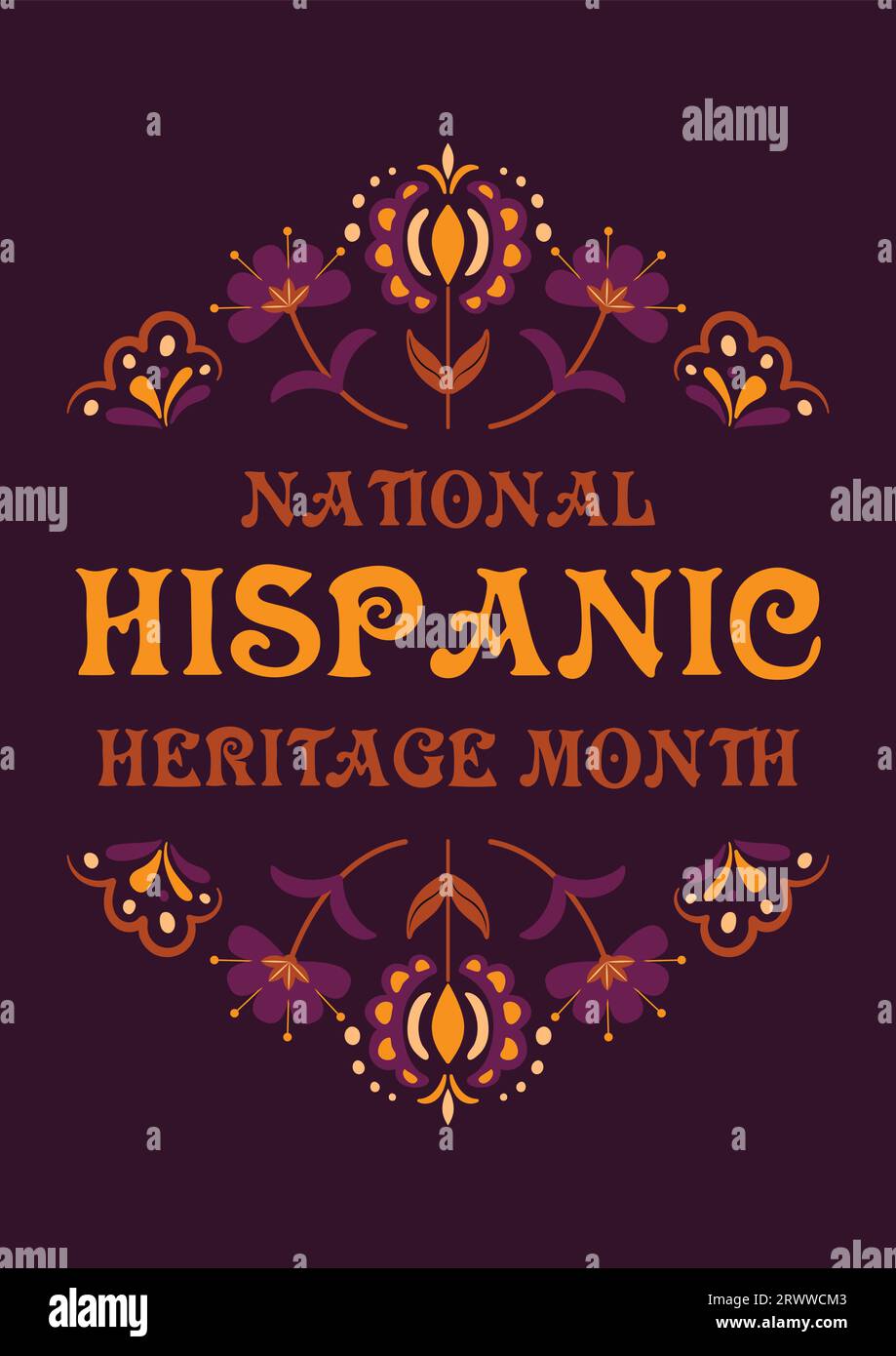 Hispanic heritage month event Stock Vector Images - Alamy