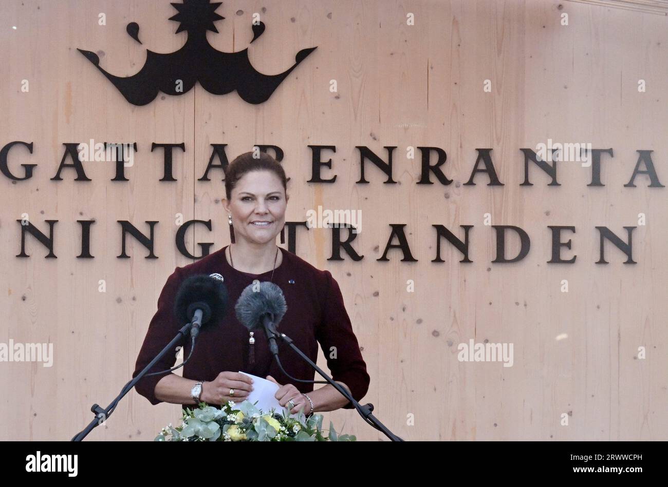 Loviisa, Finland. 21st Sep, 2023. Sweden's Crown Princess Victoria and ...