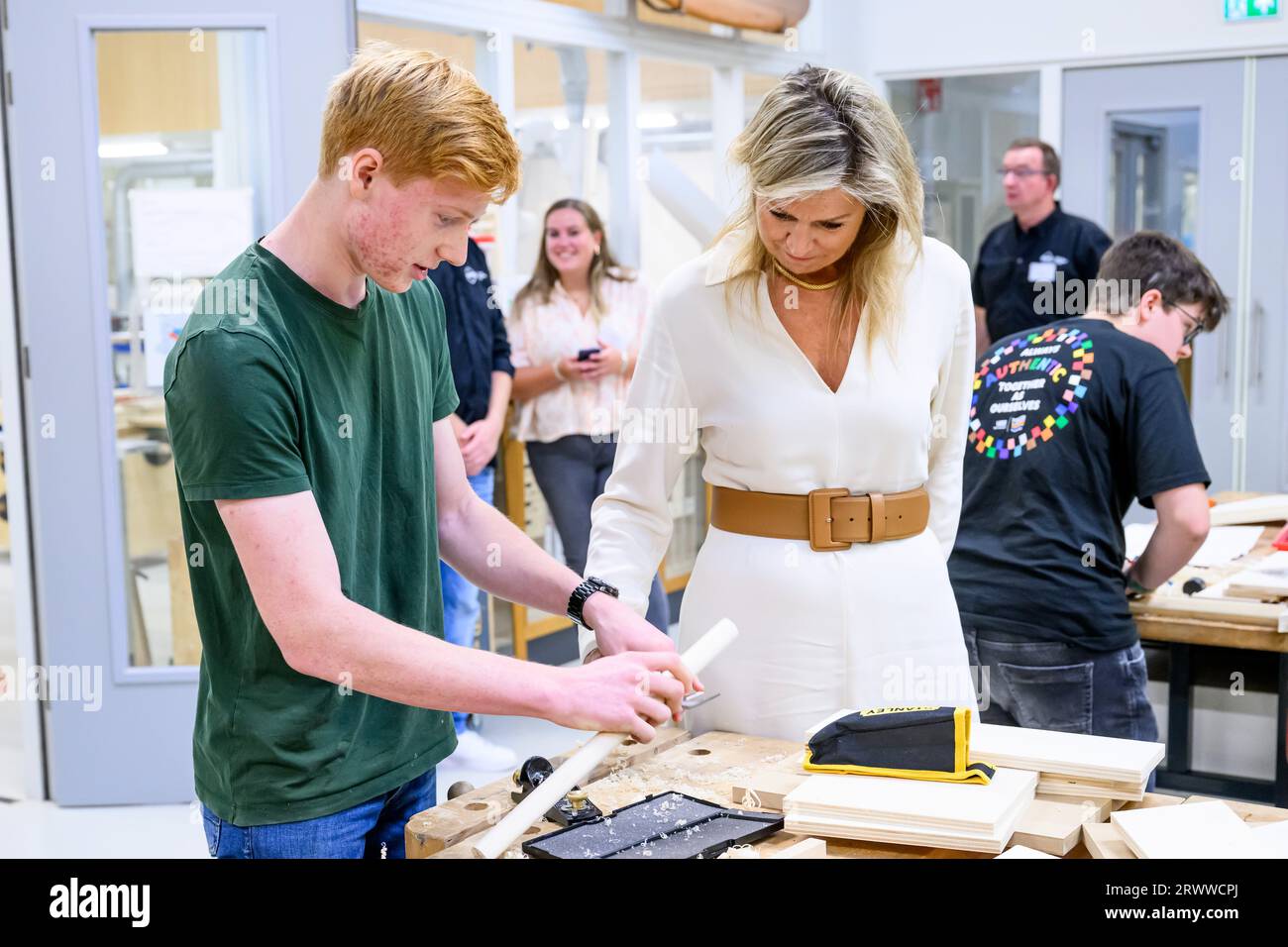 Rotterdam, The Netherlands. 21st Sep, 2023. Queen Maxima during a ...