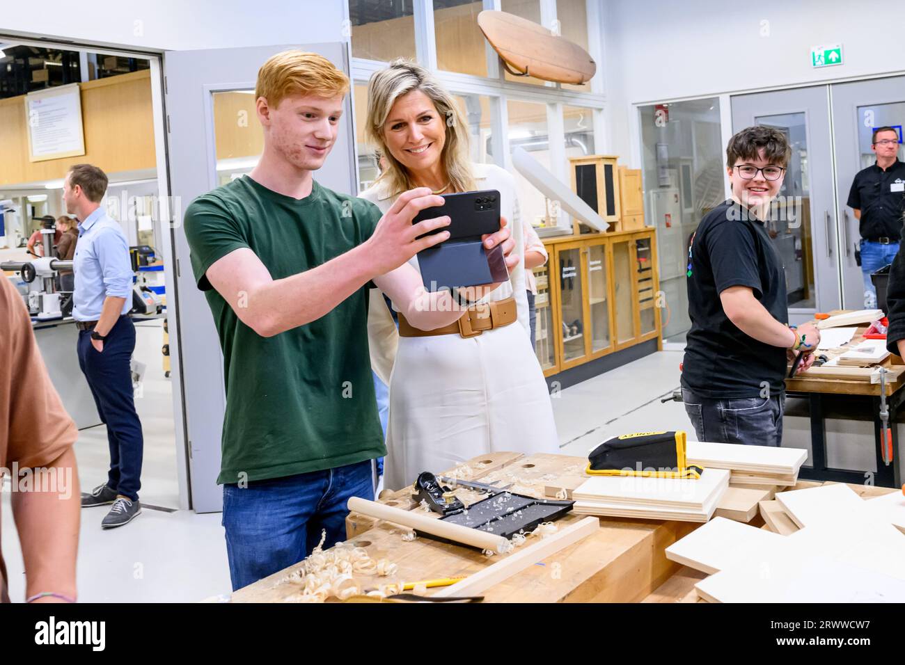 Rotterdam, The Netherlands. 21st Sep, 2023. Queen Maxima during a ...
