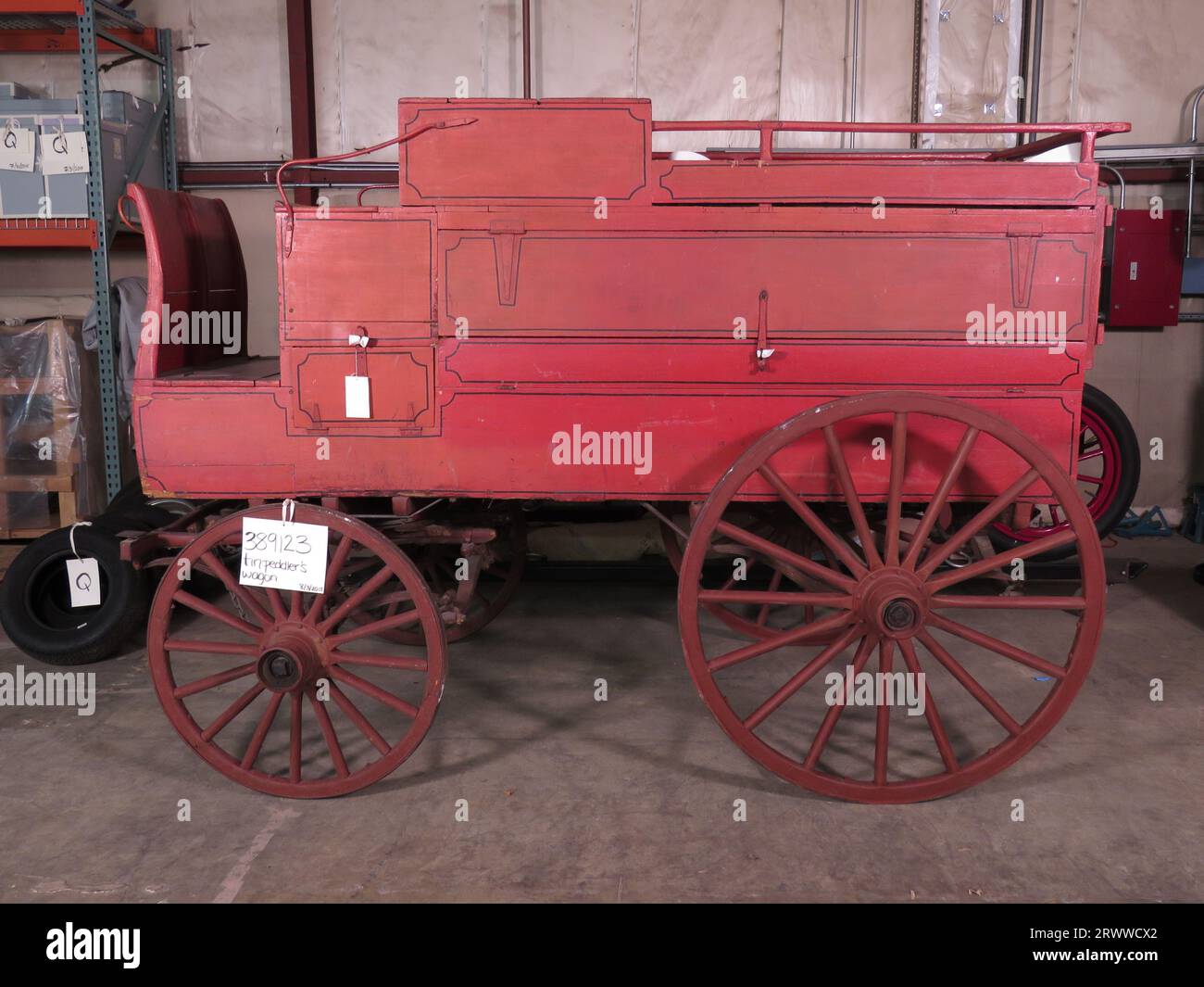 Wagon, peddler's. Side view. CL*389123 Stock Photo - Alamy