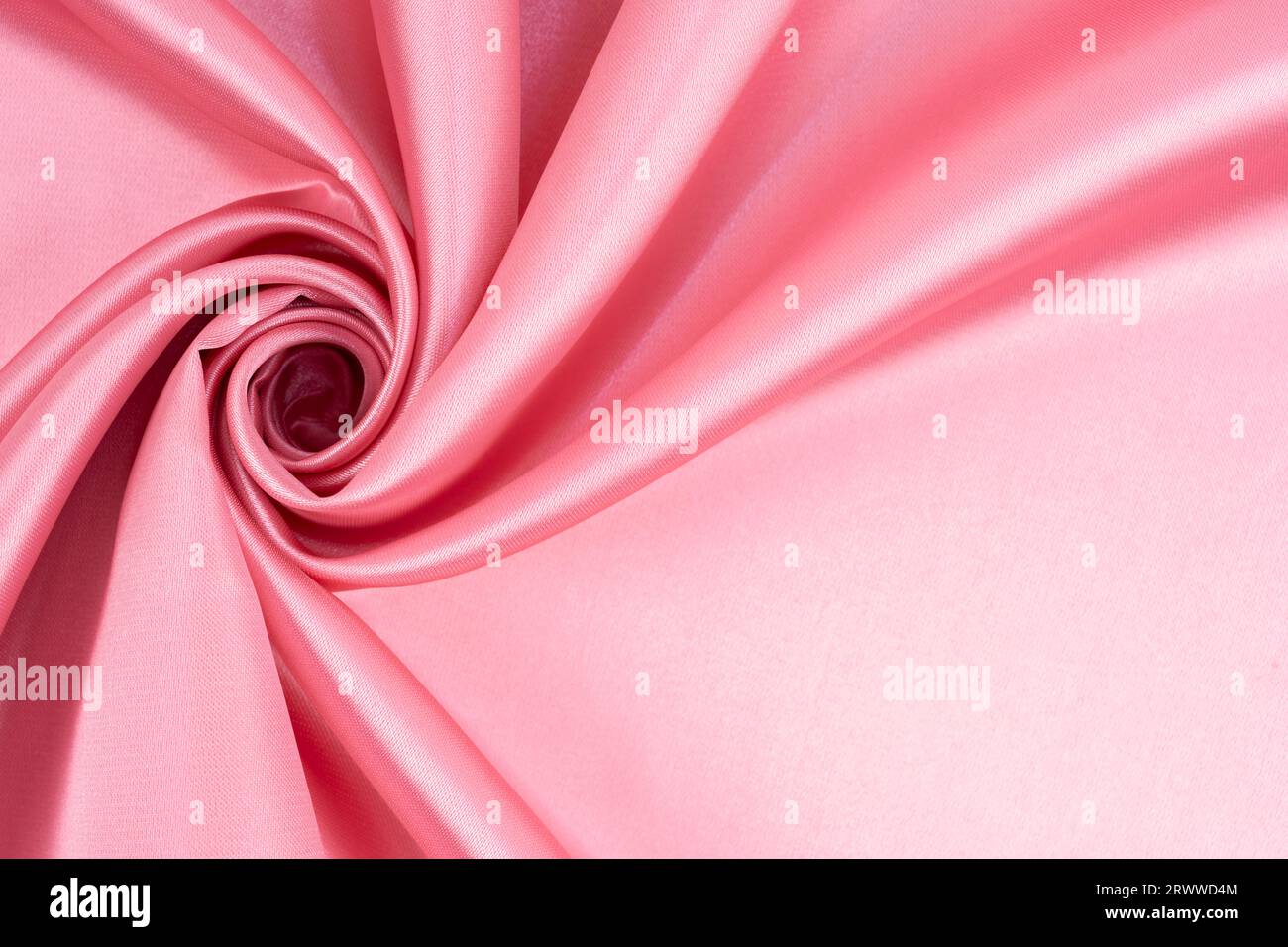 Rose gold fabric texture background, detail of silk or linen pattern ...