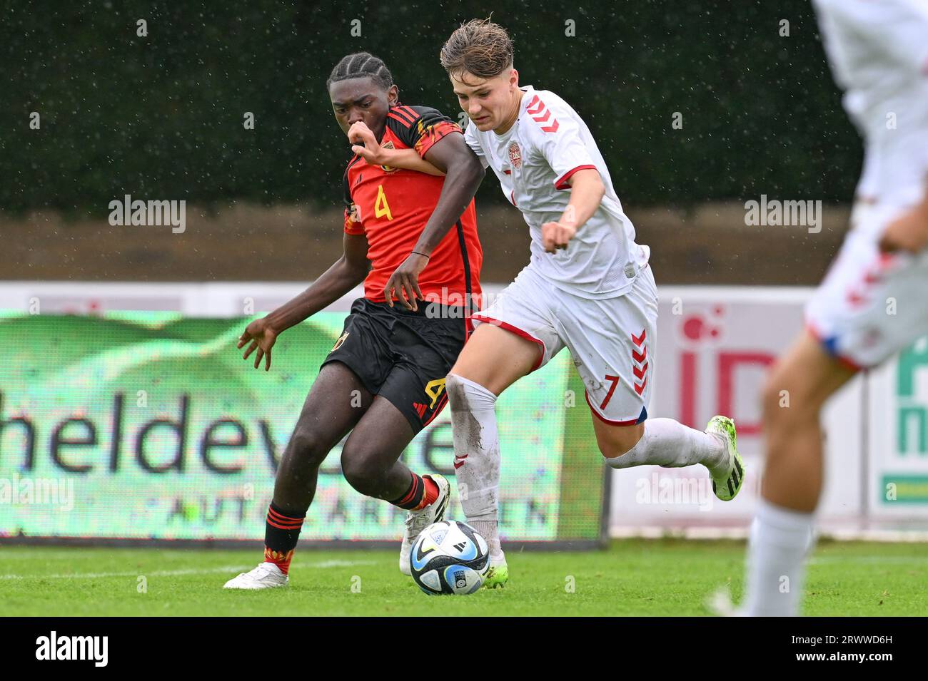 Oudenaarde, Belgium. 21st Sep, 2023. Jorthy Mokio (4) of Belgium ...