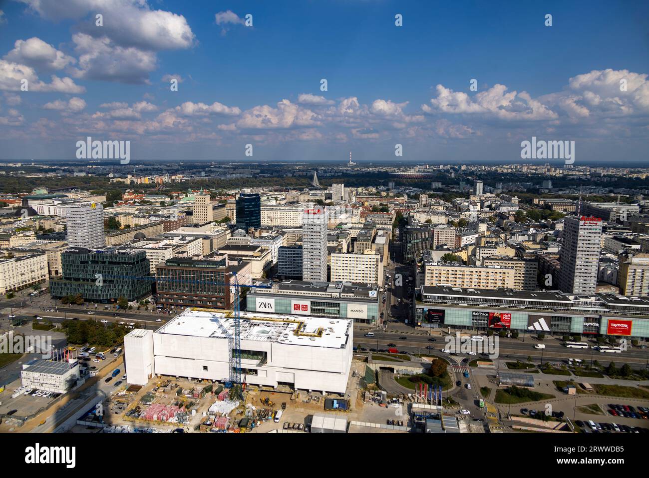 Warsaw view from palace of culture hi-res stock photography and images ...