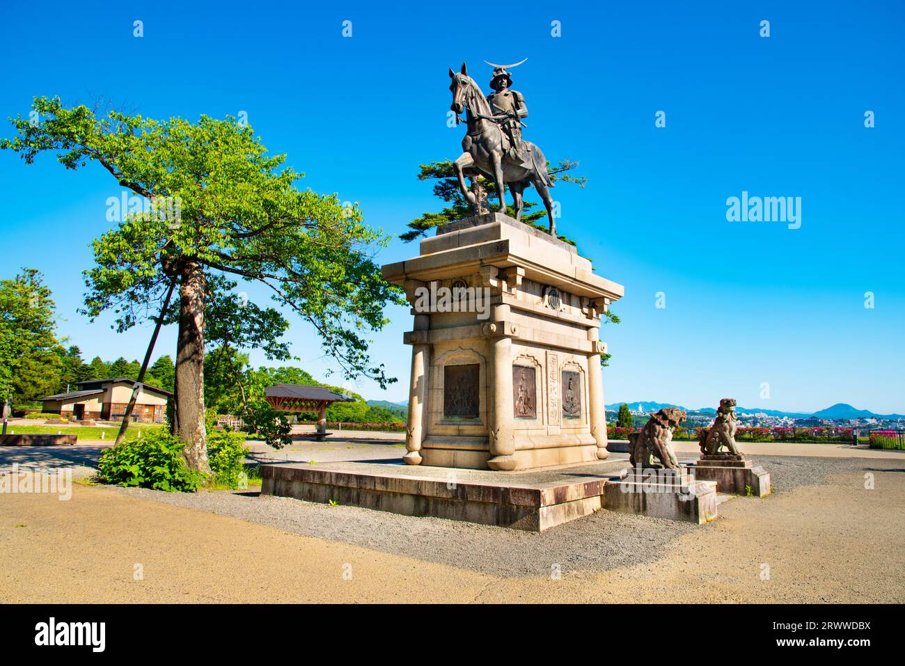 Statue of date masamune hi-res stock photography and images - Alamy
