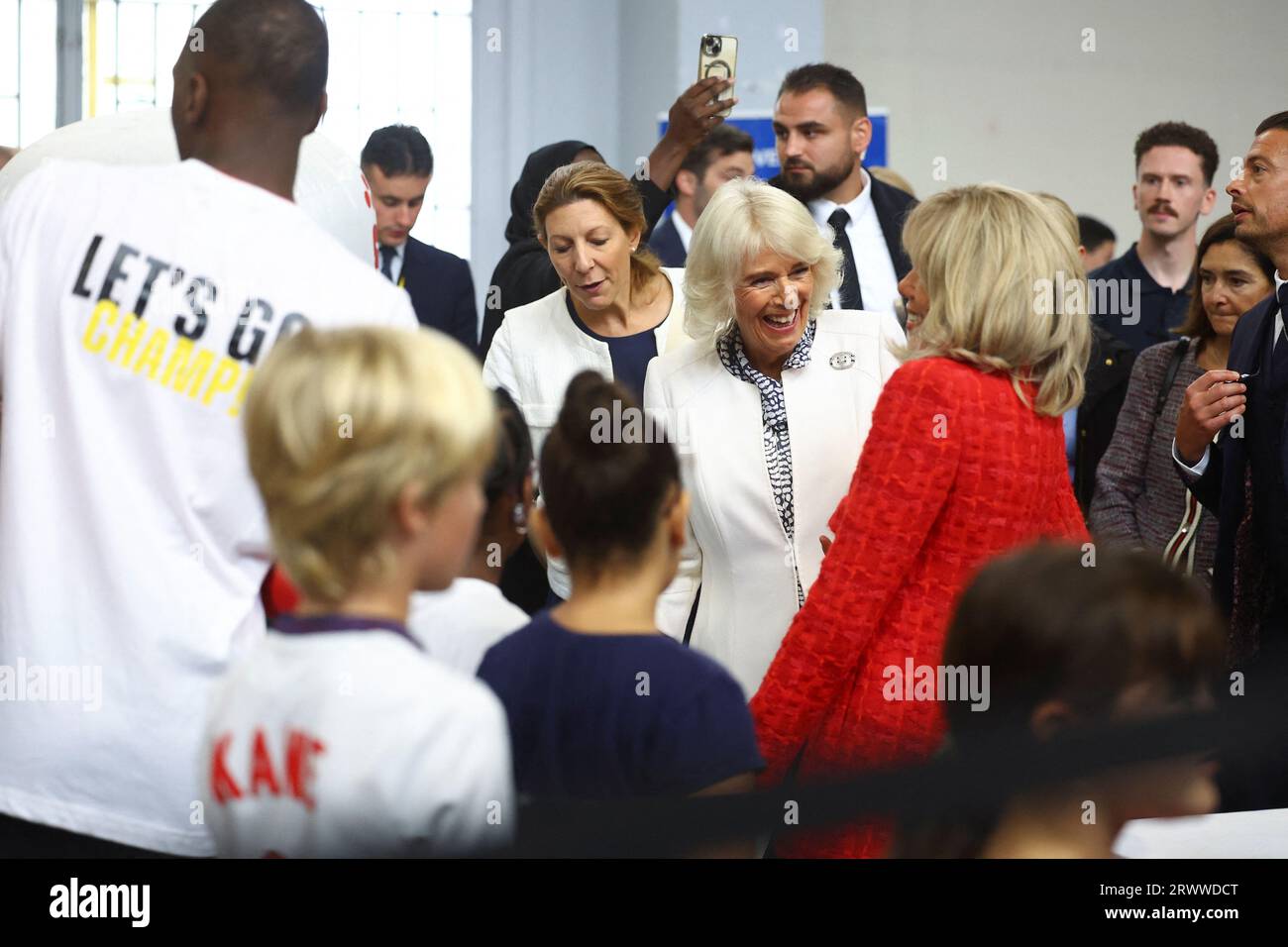 Brigitte macron young hi-res stock photography and images - Alamy