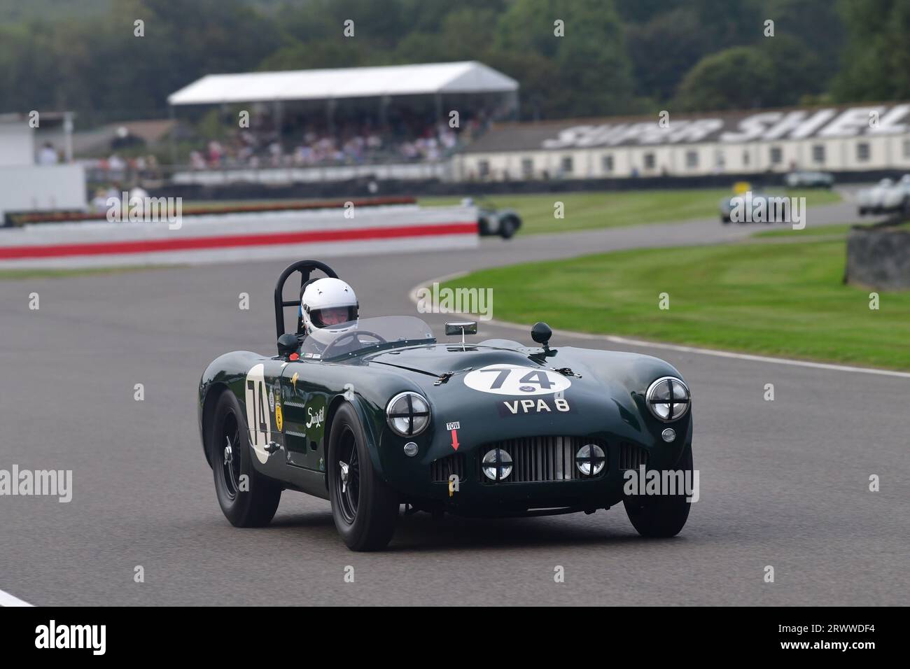 Martin Hunt, Patrick Blakeney-Edwards, HWM-Jaguar, Ran as the sun began ...