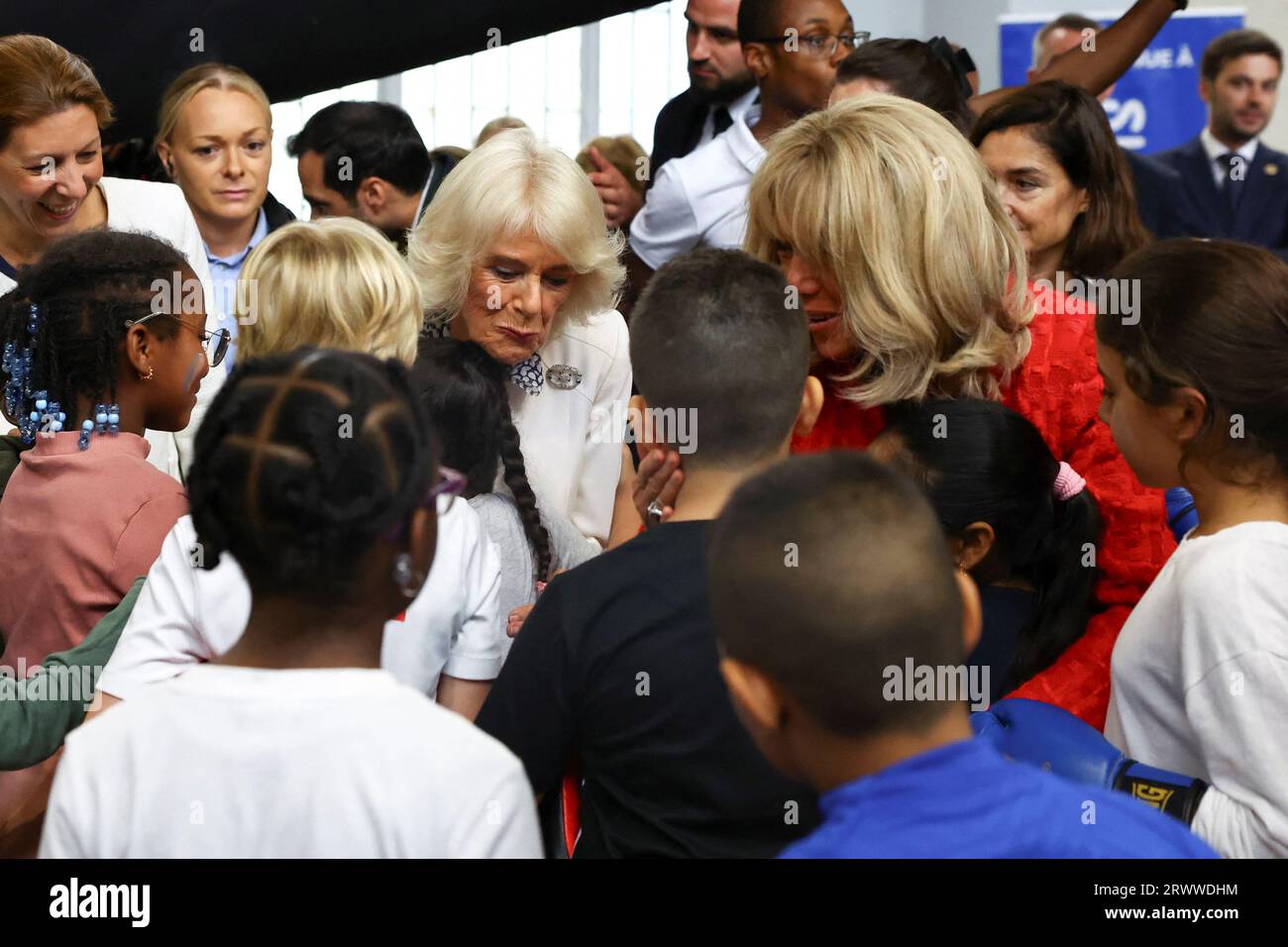 Brigitte macron young hi-res stock photography and images - Alamy