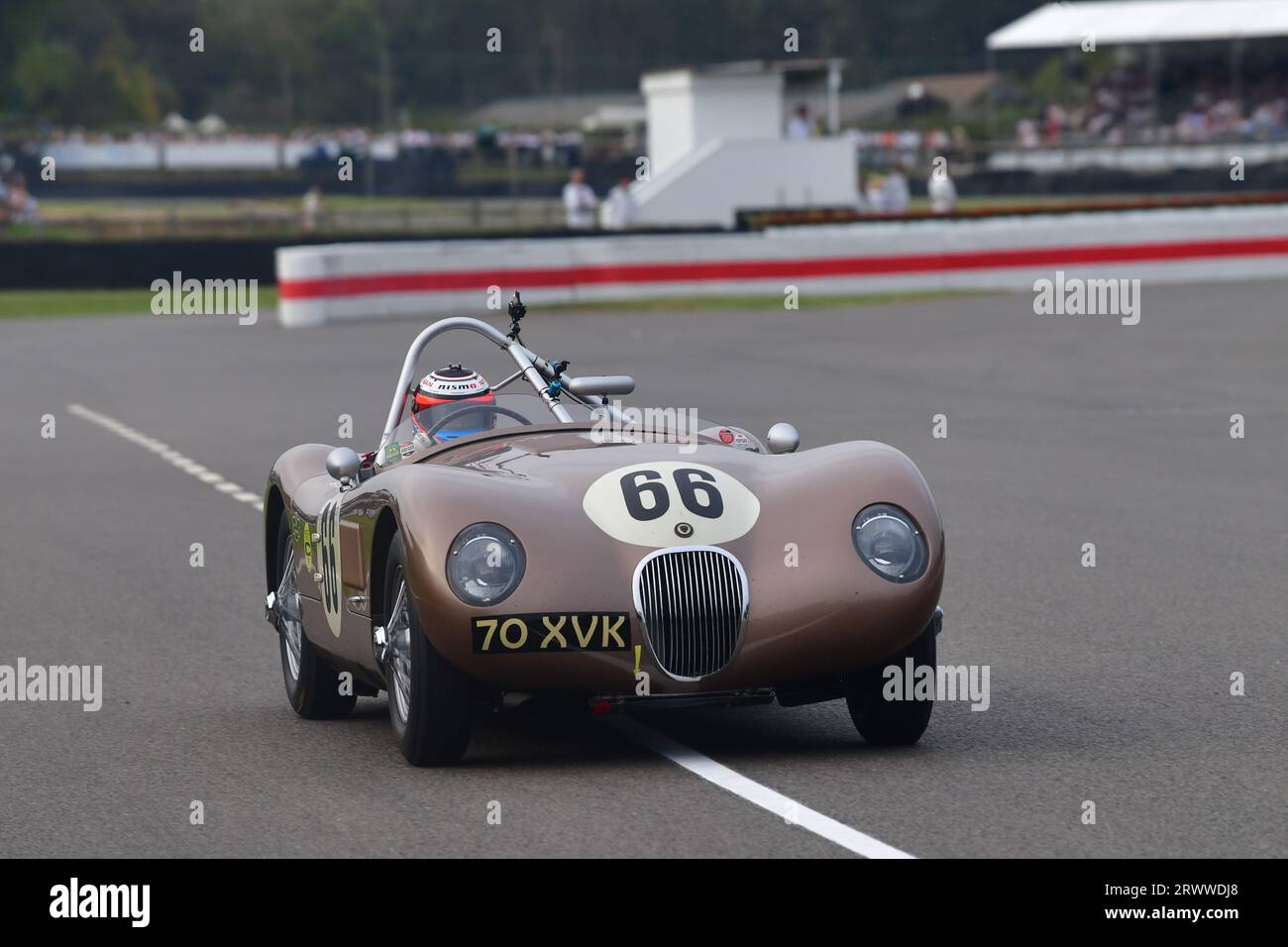 Jenson Button, Alex Buncombe, Jaguar C-Type, Ran as the sun began to ...