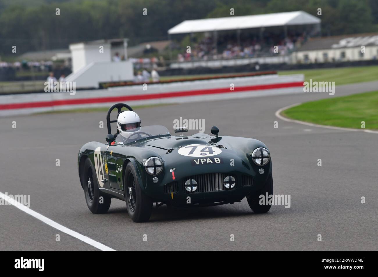 Martin Hunt, Patrick Blakeney-Edwards, HWM-Jaguar, Ran as the sun began ...