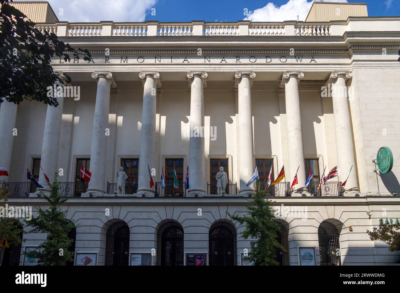 National Philharmonic concert hall, Warsaw, Poland Stock Photo - Alamy