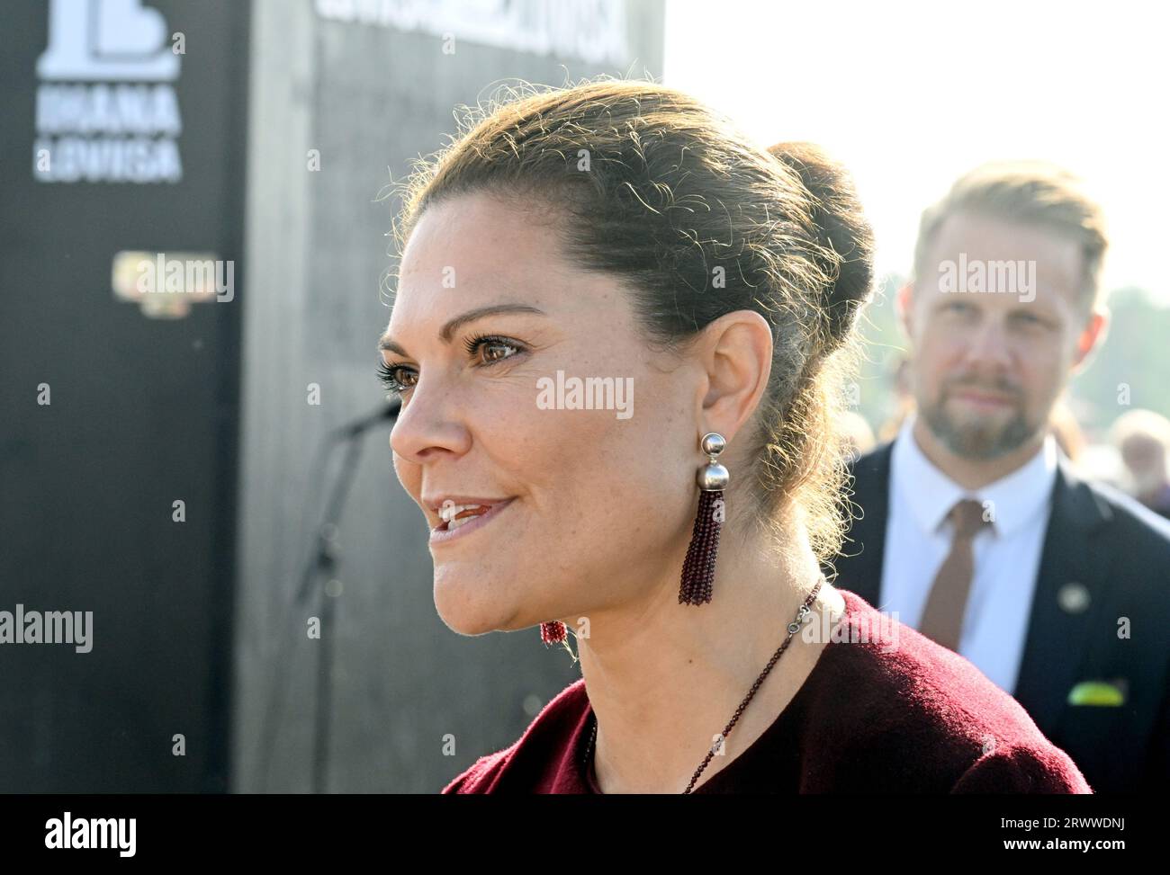 Loviisa, Finland. 21st Sep, 2023. Sweden's Crown Princess Victoria and ...