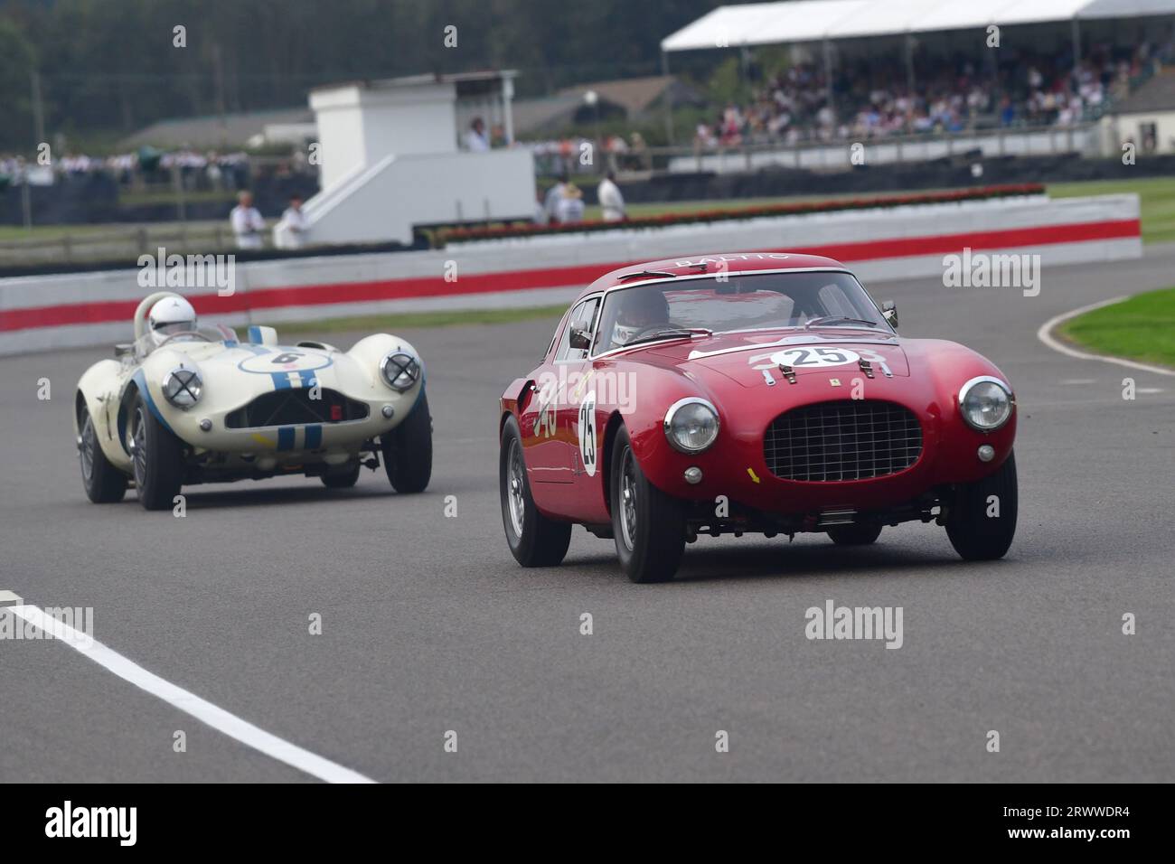 David Franklin, Emanuele Pirro, Ferrari 250 MM, Ran as the sun began to ...