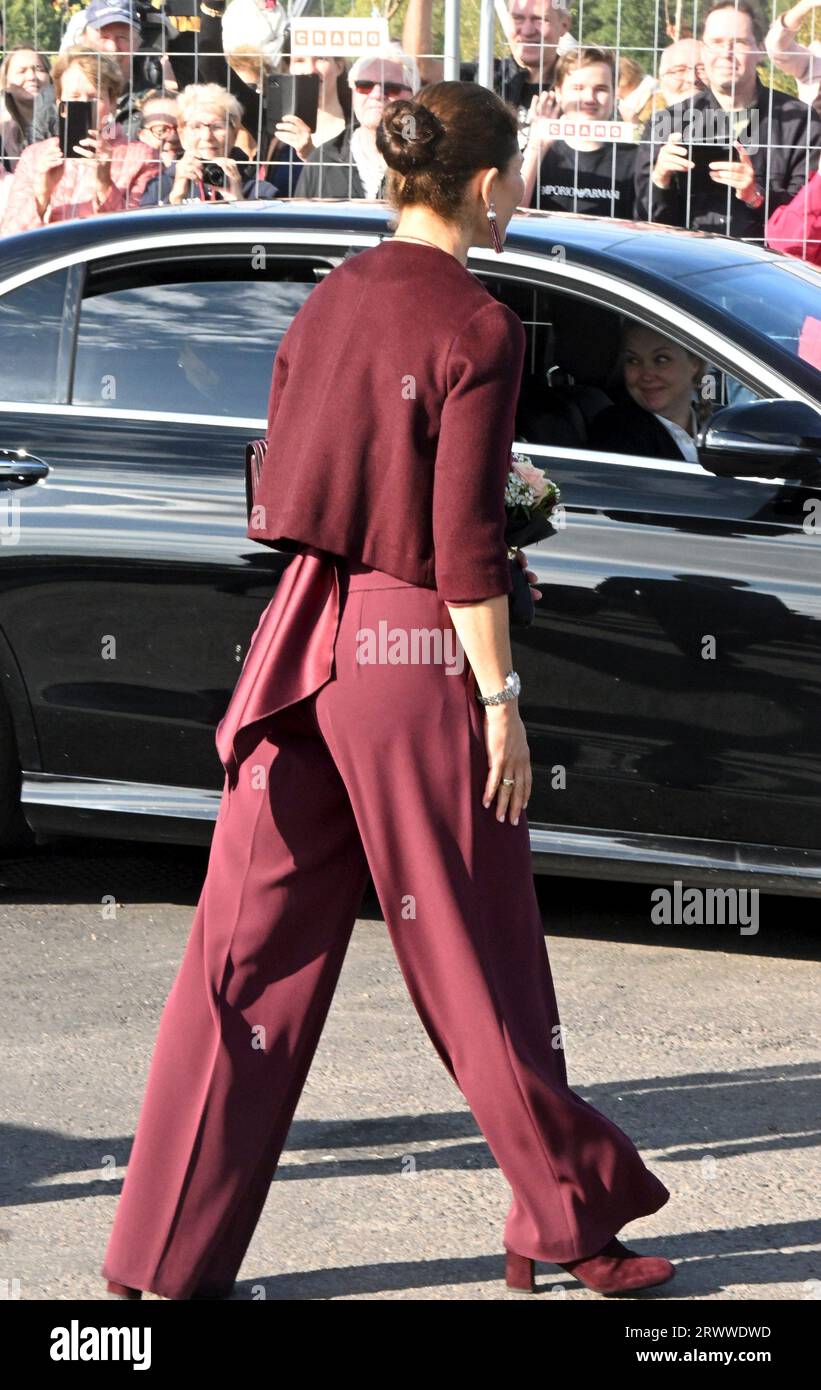 Loviisa, Finland. 21st Sep, 2023. Sweden's Crown Princess Victoria and ...