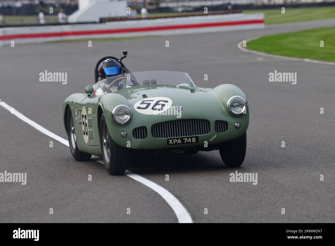 Gregor Fisken, Jake Hill, HWM-Jaguar, Ran as the sun began to set in ...