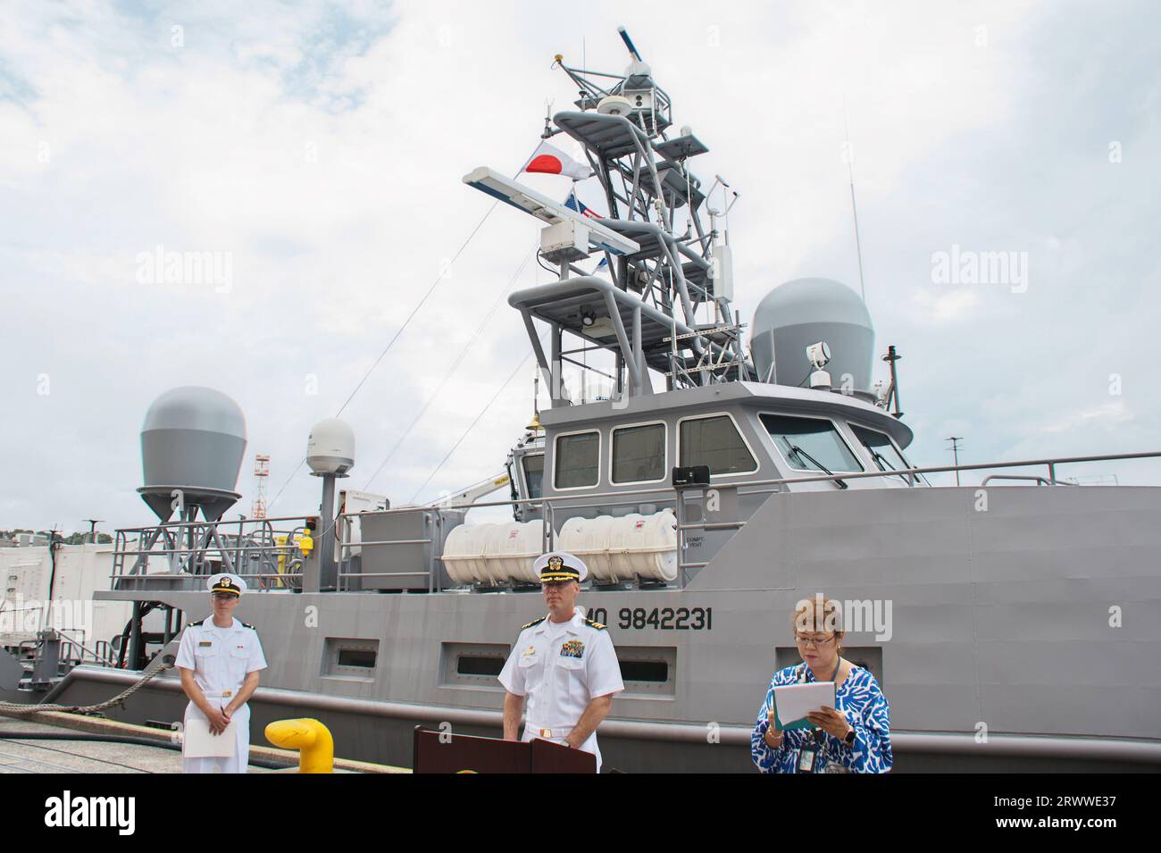 Yokusuka, Japan. 21st Sep, 2023. Commanding Officer, Unmanned Surface ...