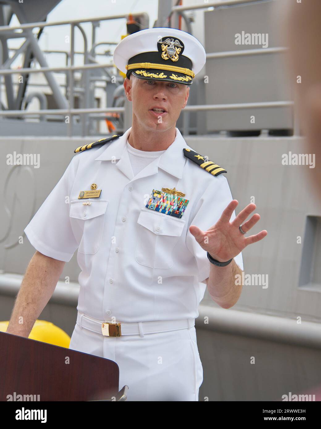 Yokusuka, Japan. 21st Sep, 2023. Commanding Officer, Unmanned Surface ...
