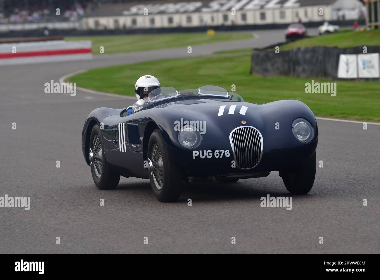 Ben Cussons, Mike Malone, Jaguar C-Type, Ran as the sun began to set in ...