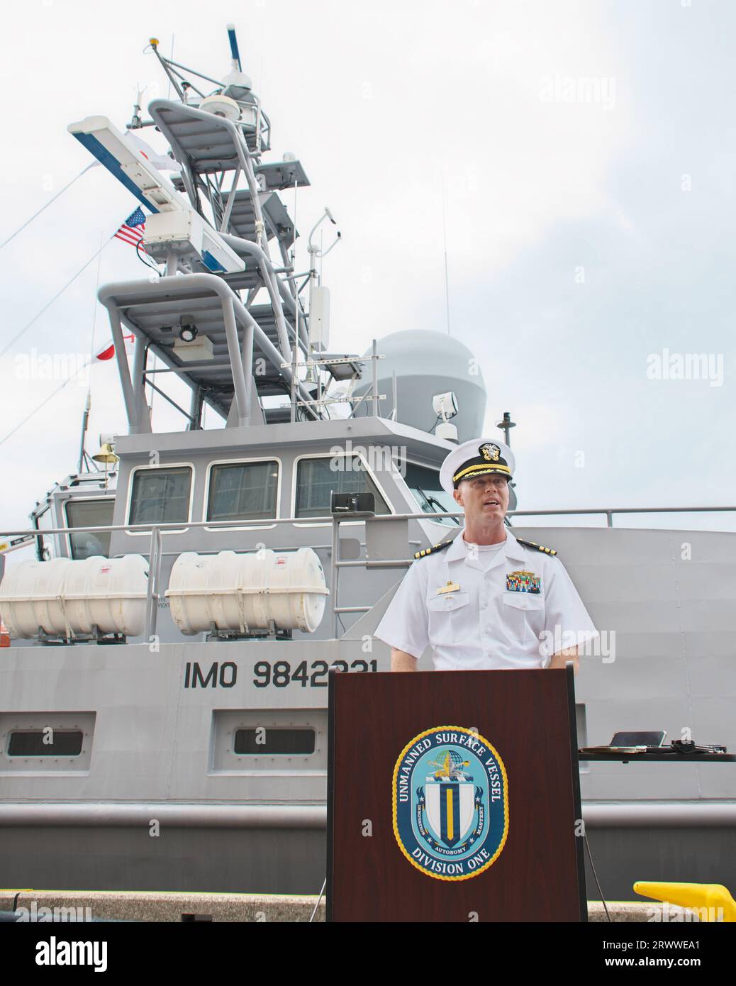 Yokusuka, Japan. 21st Sep, 2023. Commanding Officer, Unmanned Surface ...