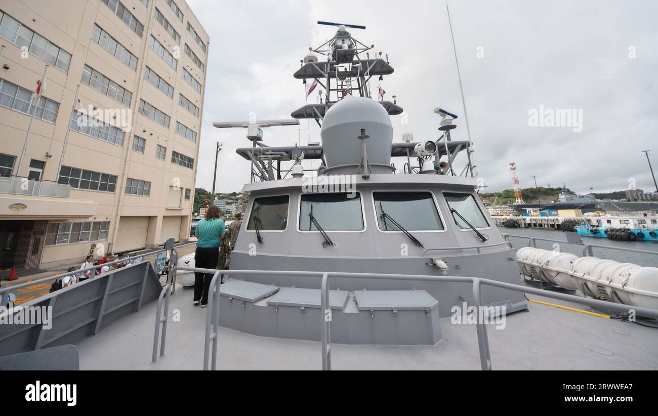 Yokusuka, Japan. 21st Sep, 2023. U.S. Navy's Unmanned Surface Vessel ...